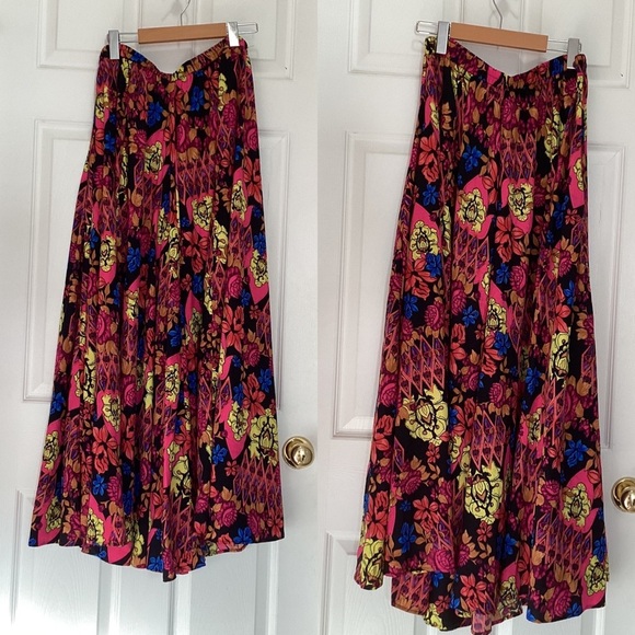 Christian Siriano | Skirts | Christian Siraino Floral Maxi Skirt Size ...